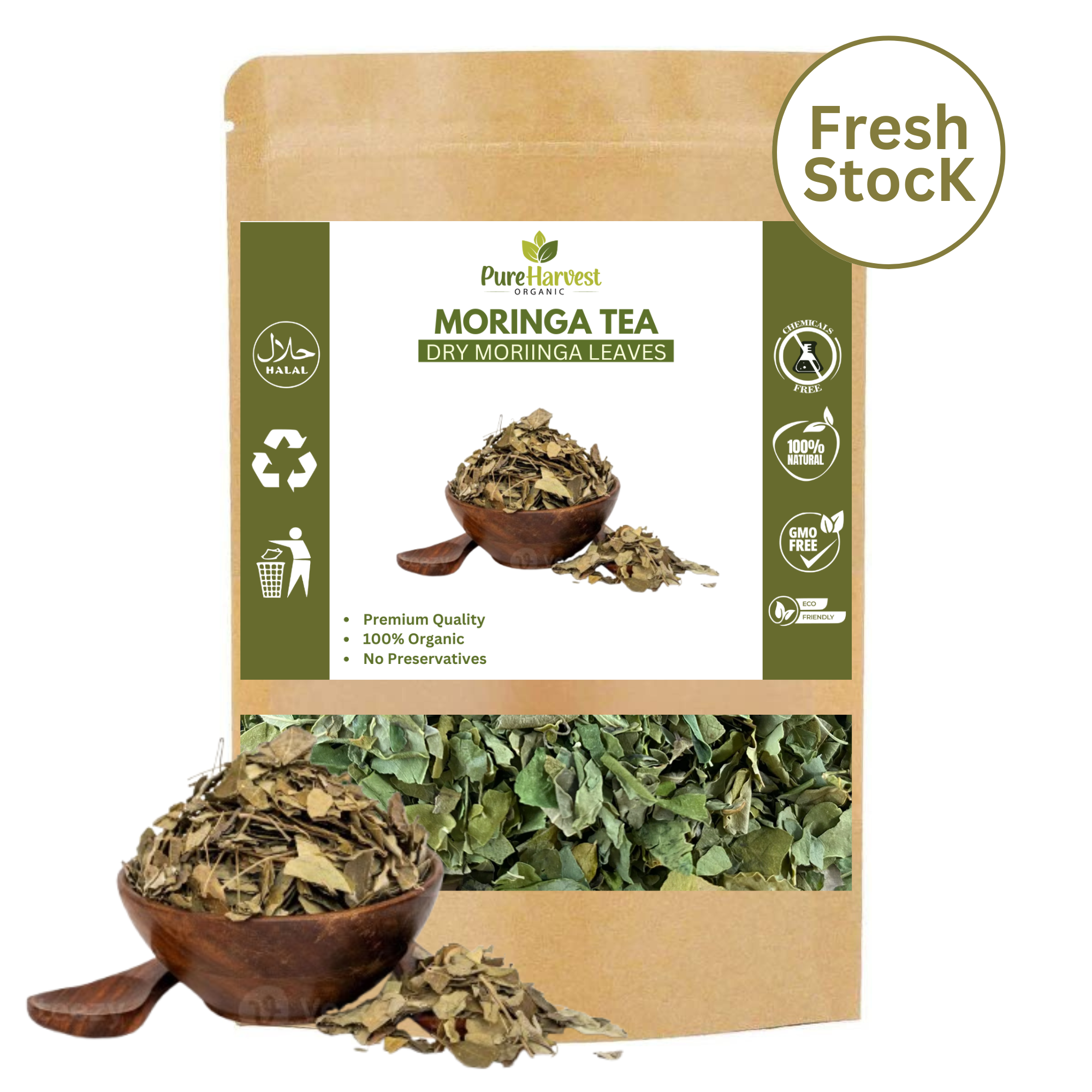 Moringa Tea | Dry Moringa Leaves – Pure Harvest Organic